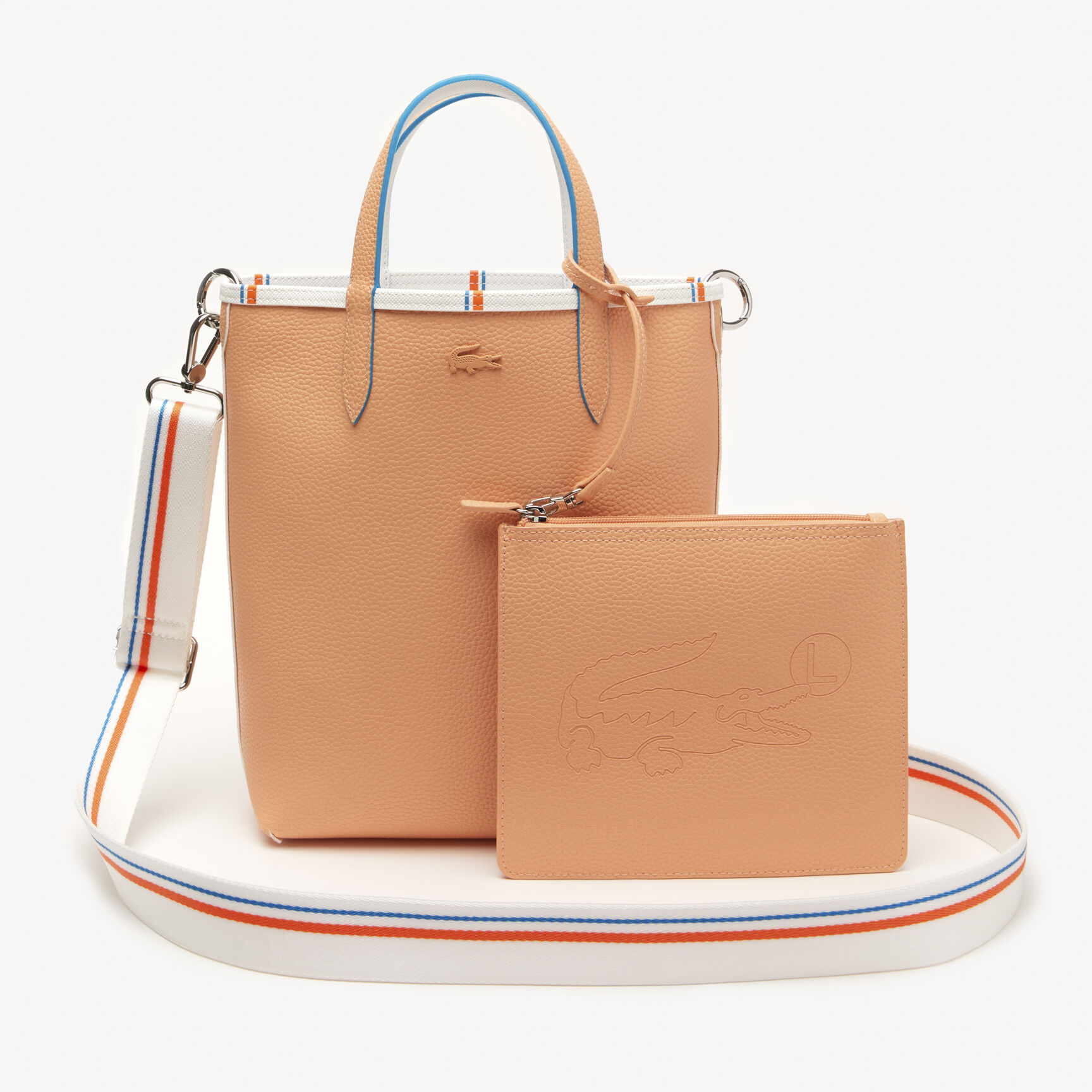 Buy Women’s Lacoste Anna Reversible Vertical Tote with Pouch | Lacoste QA